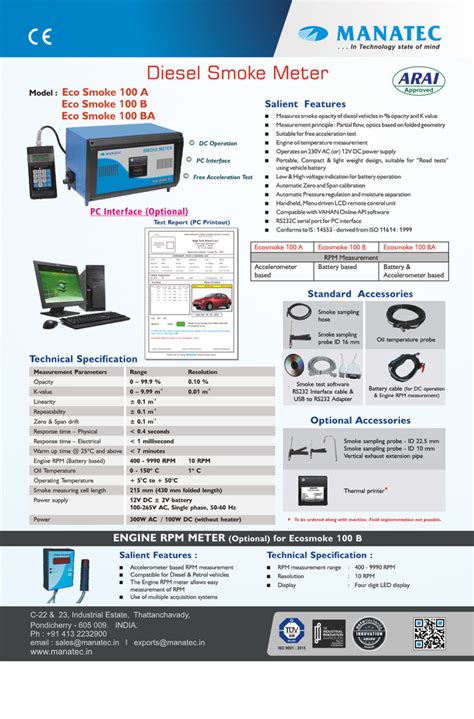 Diesel Smoke Meter At ₹ 95000 Diesel Smoke Meter In Muzaffarpur Id