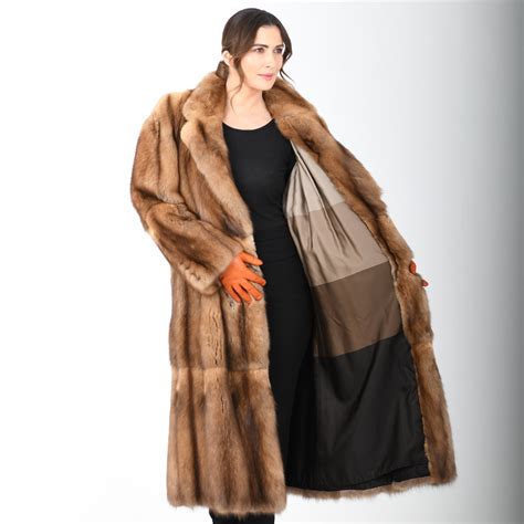 Natural Golden Sable Coat Mcelroy Vintage
