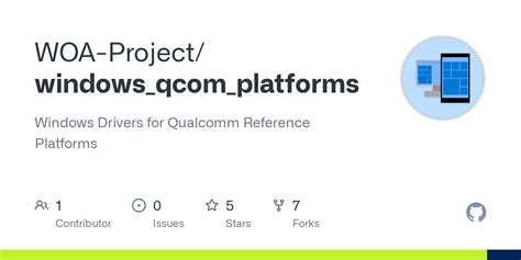 GitHub WOA Project Windows Qcom Platforms Windows Drivers For Qualcomm Reference Platforms