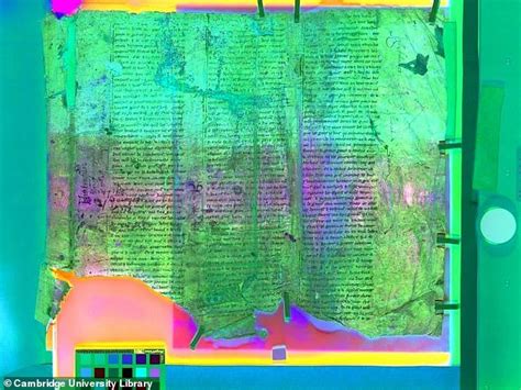 Lost Manuscript Telling The Story Of King Arthur And Merlin The