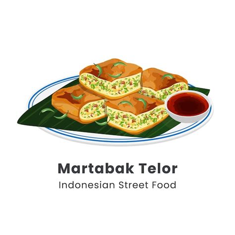 Premium Vector Hand Drawn Vector Illustration Of Martabak Telor