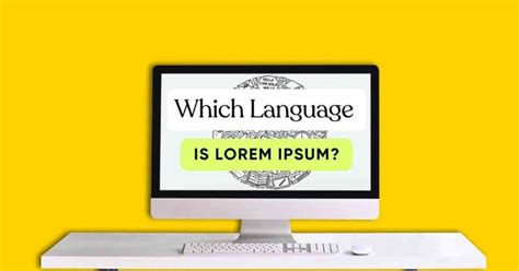 Which Language Is Lorem Ipsum Lipsum Hub