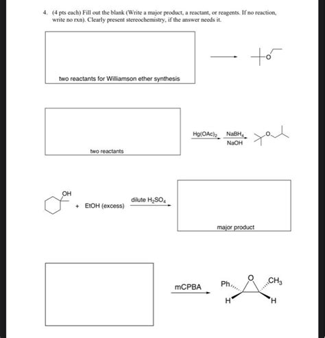 Solved 4 4 Pts Each Fill Out The Blank Write A Major