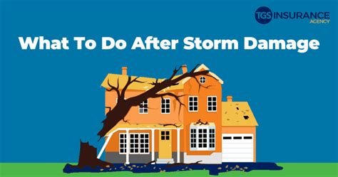 What To Do After Storm Damage Tgs Insurance Agency