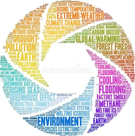 Environment Word Cloud Stock Vector Illustration Of Health 206431128