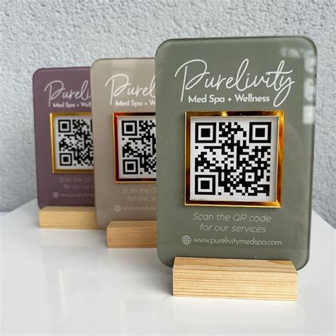Pahdecor Custom Mini Qr Code Business Sign Cash App Sign