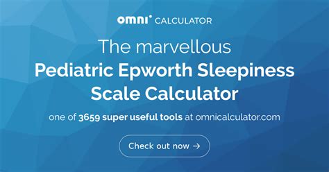 Pediatric Epworth Sleepiness Scale Calculator