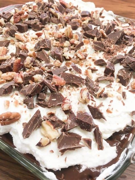 Chocolate Lush Dessert Recipe Back To My Southern Roots