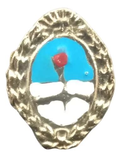 Pin Patrio Metálico Escudo Nacional Republica Argentina
