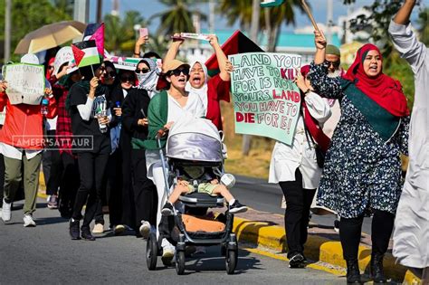 Guyanese Protest Israels Assault On Palestine Kaieteur News
