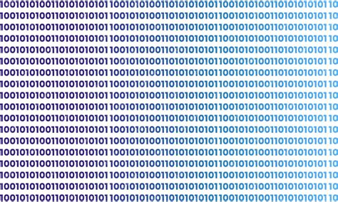 Premium Vector Vector Binary Code White Background With Floating Numbers