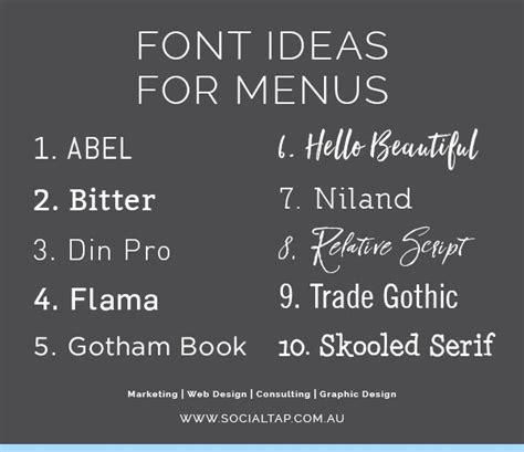 7 Tips For A Captivating Menu Design Food Market Hub Blog