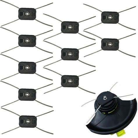 12pcs String Trimmer Head Electric Weed Trimmer Blade Replacement Steel