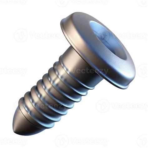 Mesmerizing Joyful Artistic Professional Render Isolated Cutout Single Screw Metal Hyper