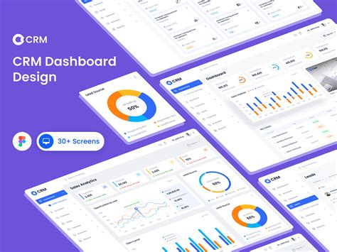 CRM Dashboard Behance