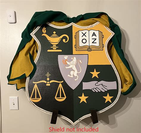 Lambda Chi Alpha Coat Of Arms Mantling Knights Cloak Etsy