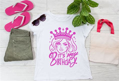 Its My Birthday Svg Birthday Queen Svg Graphic By Deenaenon