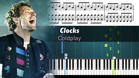 Coldplay Clocks Accurate Piano Tutorial With Sheet Music Youtube