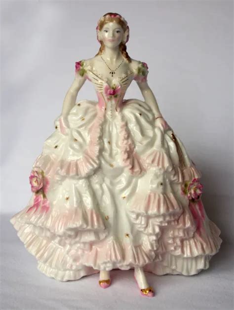 ROYAL WORCESTER FIGURINE 'Royal Debut', 22cm tall, limited edition, VG ...