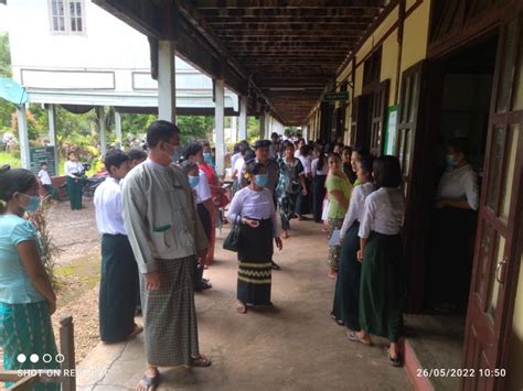 သံဖြူဇရပ်၌ ၂၀၂၂ ၂၀၂၃ ပညာသင်နှစ် အခြေခံပညာကျောင်း ၁၂၉ ကျောင်း၌ ကျောင်းအပ် စတင်လက်ခံဆောင်ရွက်ပေး