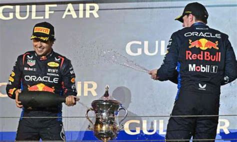 Checo Pérez Sube Al Podio En Segundo Lugar En El Gp De Bahréin Max
