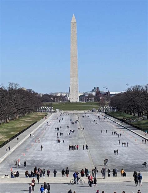 The Reflecting Pool Drained For Winter Scrolller