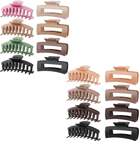 Tocess 16 Pack Big Hair Claw Clips For Women Large Claw