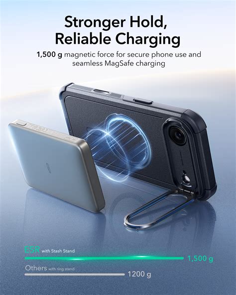 Esr Cyber Tough Magnetic Case Camera Control Stash Standfor Iphone
