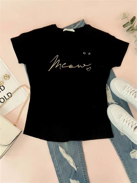 Camiseta Gato Negro Maemi Oficial