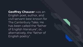 Geoffrey Chaucerpptx