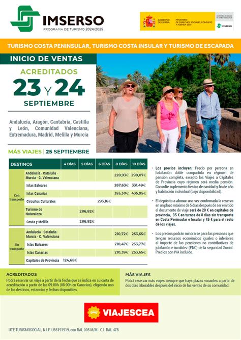 Viajes IMSERSO