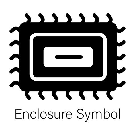 Trendy Enclosure Symbol 45999329 Vector Art At Vecteezy