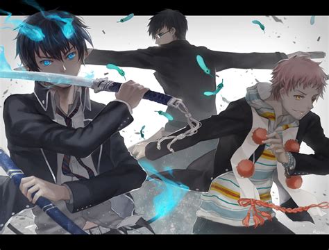 Fondo De Pantalla De Escritorio HD Animado El Exorcista Azul Rin Okumura Descargar Imagen
