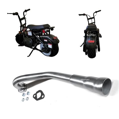 Arsport Center Exhaust Header 3 Stage For Storm 200 Minibike Usa Made