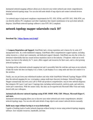 Fillable Online The Best Free And Open Source Network Mapping Software
