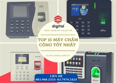 Top Máy Chấm Công Vân Tay Khuôn Mặt Tốt Nhất