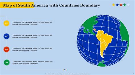 South America Map Of Countries Powerpoint Ppt Template Bundles Ppt Slide