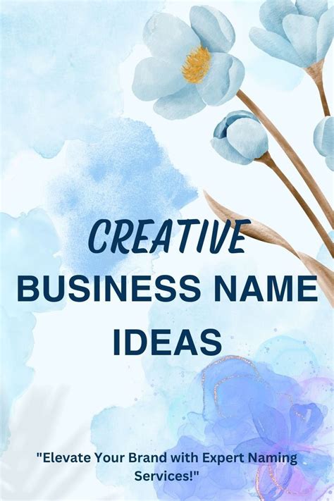 Creative Business Name Ideas