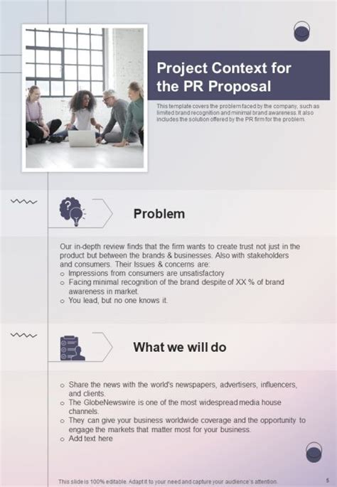 Pr Proposal Report Sample Example Document Ppt Sample