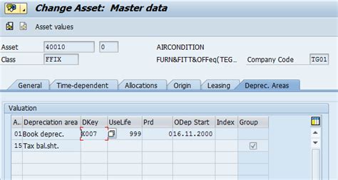 Using Same Screen Layout For Depreciation Area For Sap Community