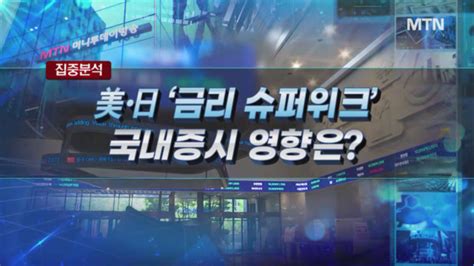 집중분석 美 · 日 금리 슈퍼위크 국내증시 영향은
