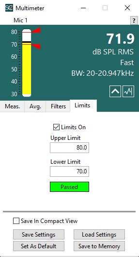 Multimeter Pass Listen Inc
