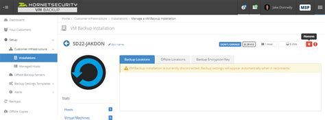 How Can I Remove A Disconnected Installation From CP Hornetsecurity KnowledgeBase