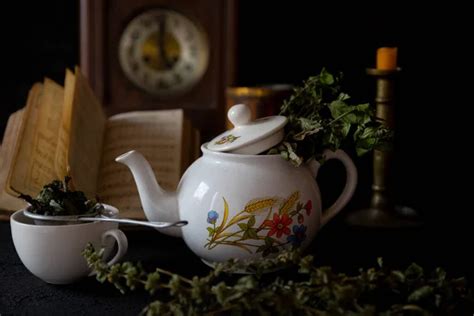 Натюрморт книга чай Stock Fotografie Royalty Free Натюрморт книга чай Obrázky Depositphotos