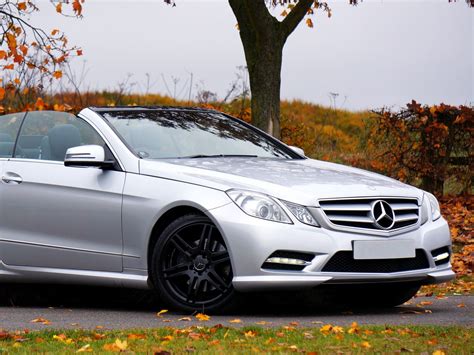 Download Wallpaper 1400x1050 Mercedes E Class Convertible Side View