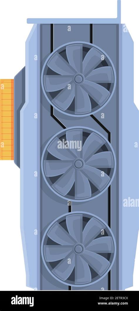 Hardware Gpu Card Icon Cartoon Of Hardware Gpu Card Vector Icon For
