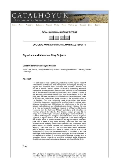 Pdf Figurines And Miniature Clay Objects
