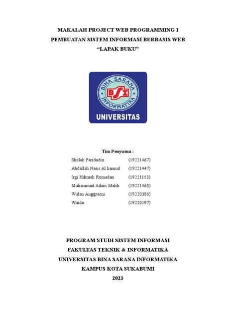 Makalah Project Web Programming I | PDF