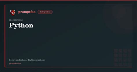 python promptfoo