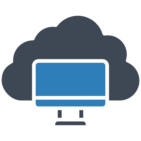Premium Vector Cloud Computing Vector Illustration Style